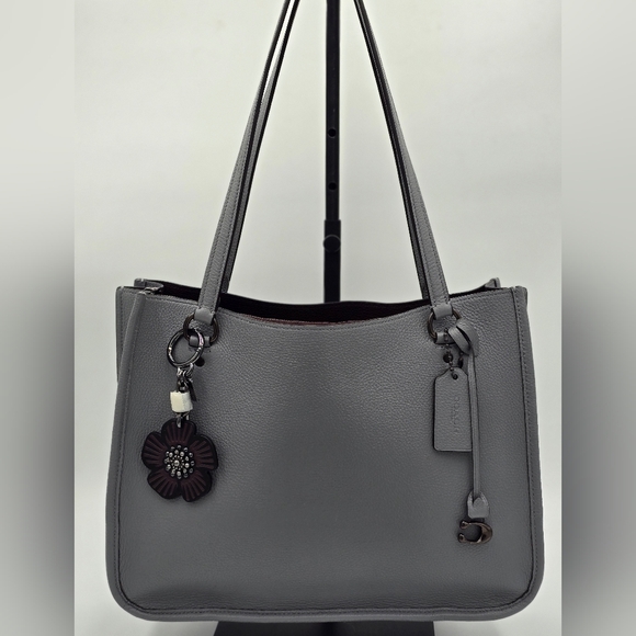 Coach | Bags | Coach Tyler Carryall Grey Euc | Poshmark